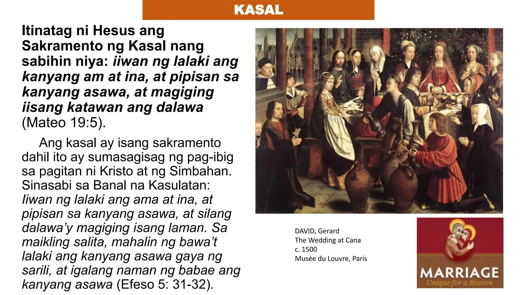 Katesismo ng Kasal ayon sa Katesismo para sa Pilipinong Katoliko.pptx