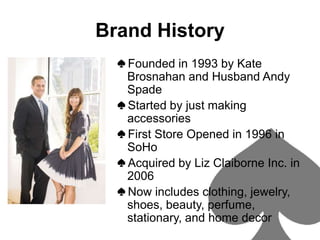 Kate spade final | PPTX