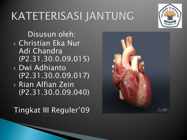Kateterisasi jantung | PPTX