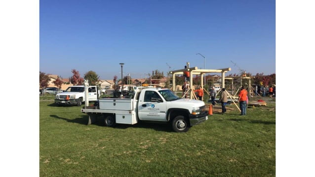 Katey's kids park building day | PPT