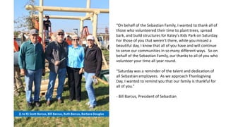 Katey's kids park building day | PPT