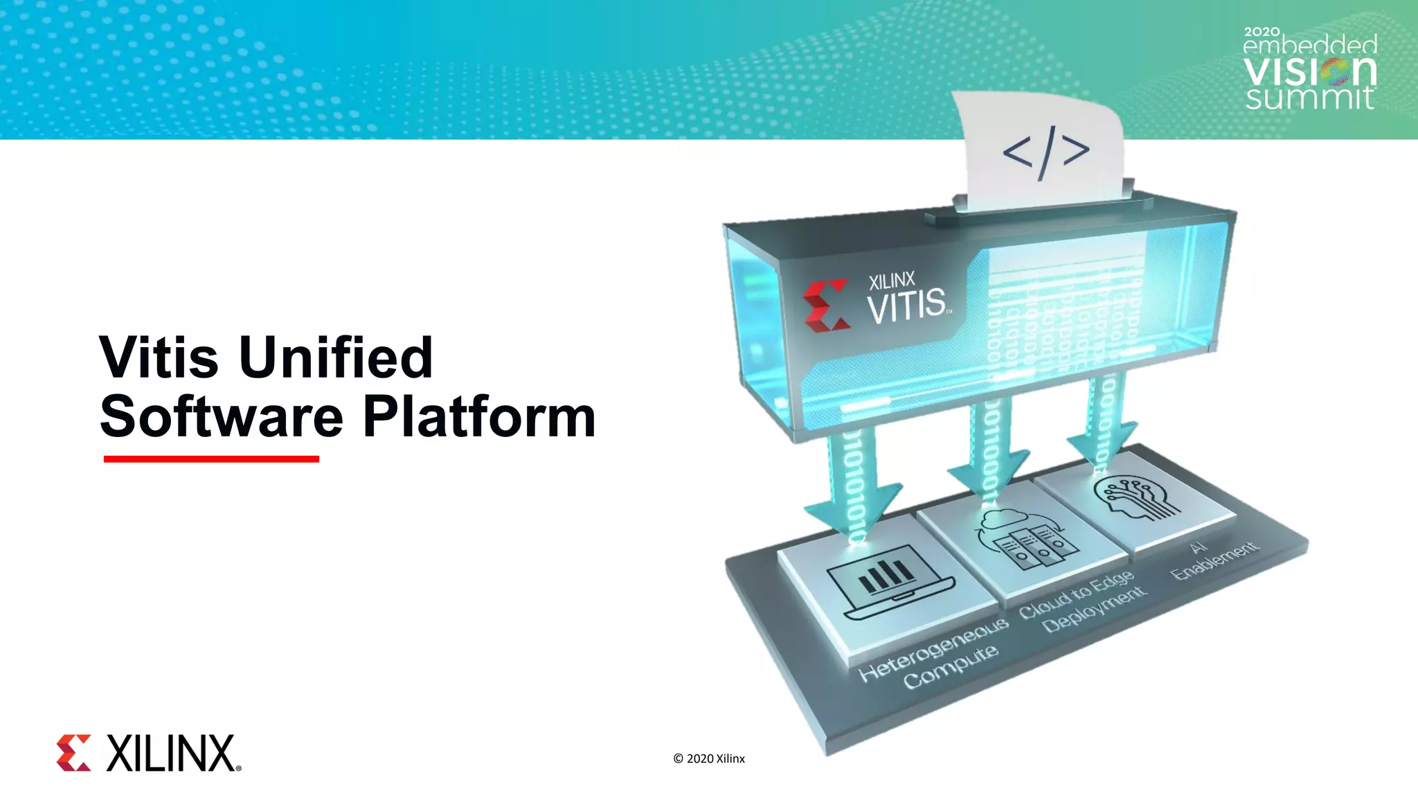 “Vitis and Vitis AI: Application Acceleration from Cloud to Edge,” a Presentation from Xilinx ...