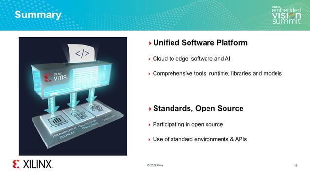 “Vitis and Vitis AI: Application Acceleration from Cloud to Edge,” a Presentation from Xilinx ...