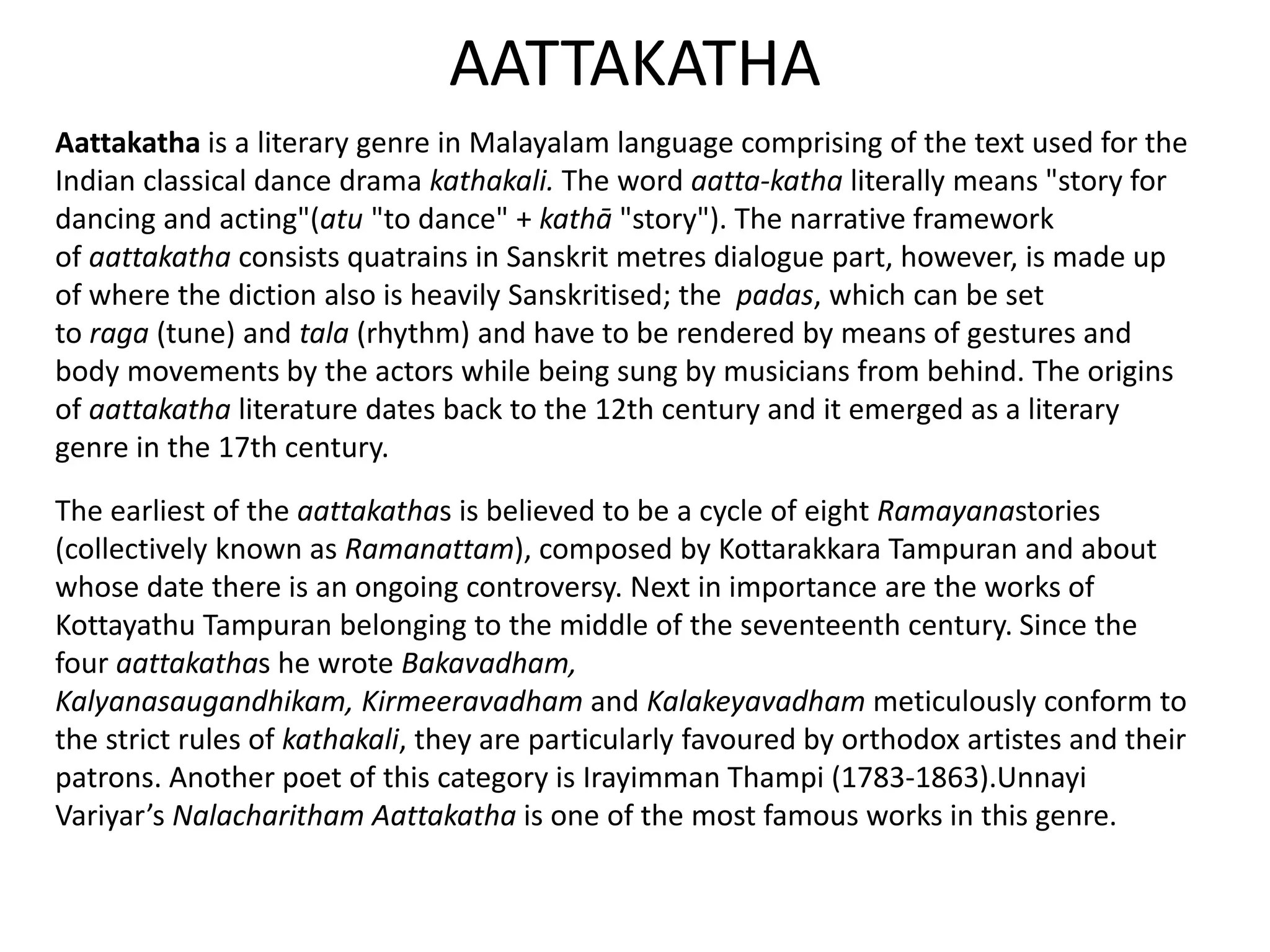 Kathakali , Classical dance from the State of Kerala in India | PPTX ...