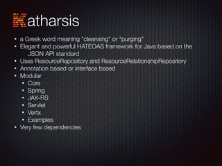 RESTful HATEOAS standards using Java based Katharsis | PDF
