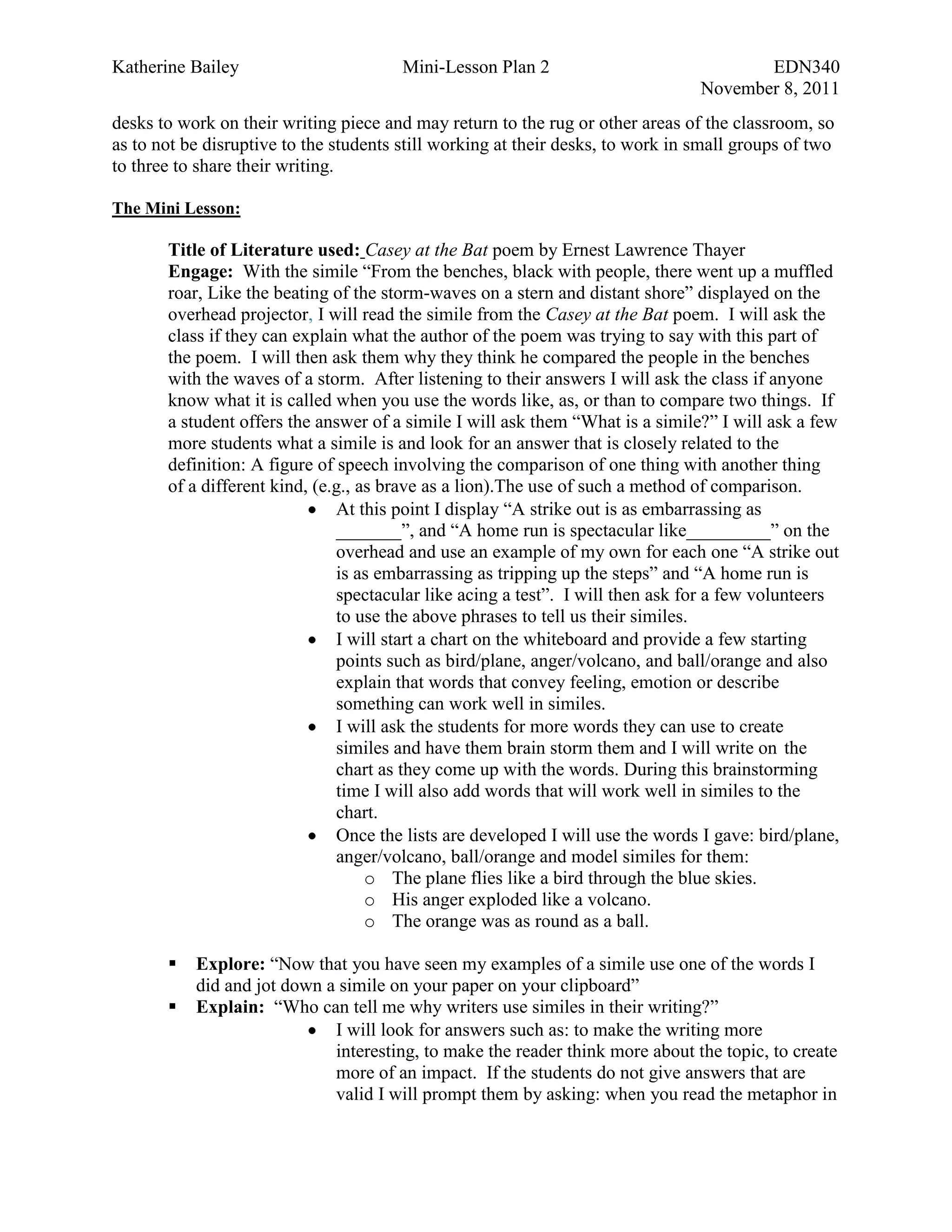 Katherine bailey lesson plan 2_edn 340_10-2-11 | DOCX