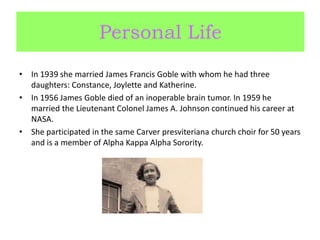 Katherine johnson | PPTX