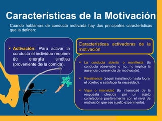 Tarea 5: "La Motivación y las Emociones" | PPT