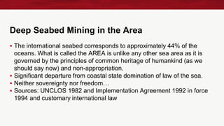 PROPOSED NEW MINING CODE FROM INTERNATIONAL SEABED AUTHORITY | PDF