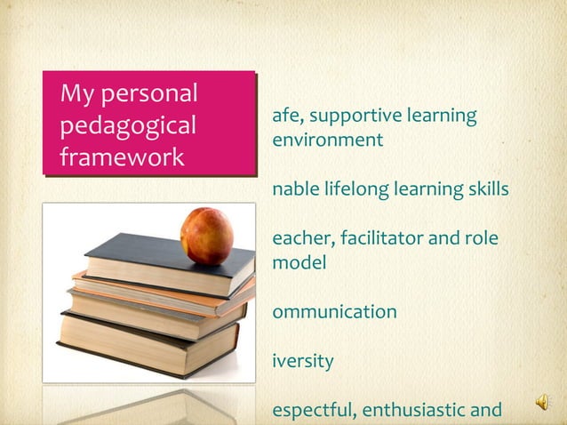 EDP3333: Personal Pedagogical Framework - Katherine Reed | PPT