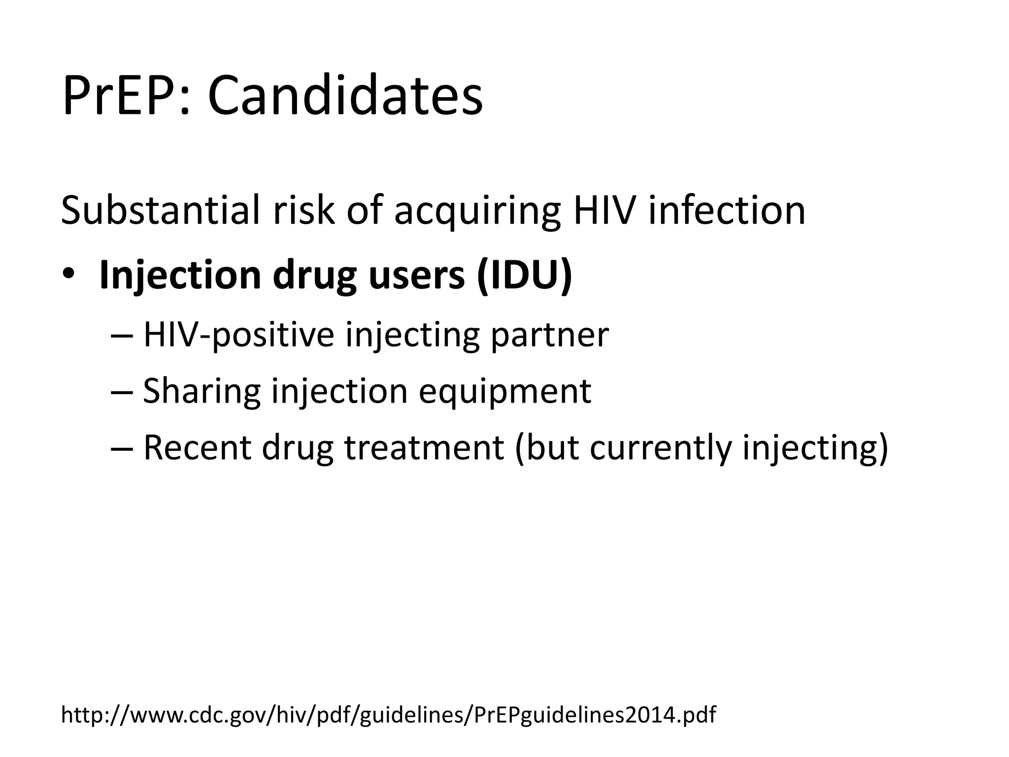 PrEP: Pre-exposure Prophylaxis | PPTX