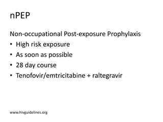 PrEP: Pre-exposure Prophylaxis | PPTX