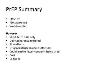 PrEP: Pre-exposure Prophylaxis | PPTX