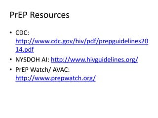PrEP: Pre-exposure Prophylaxis | PPTX