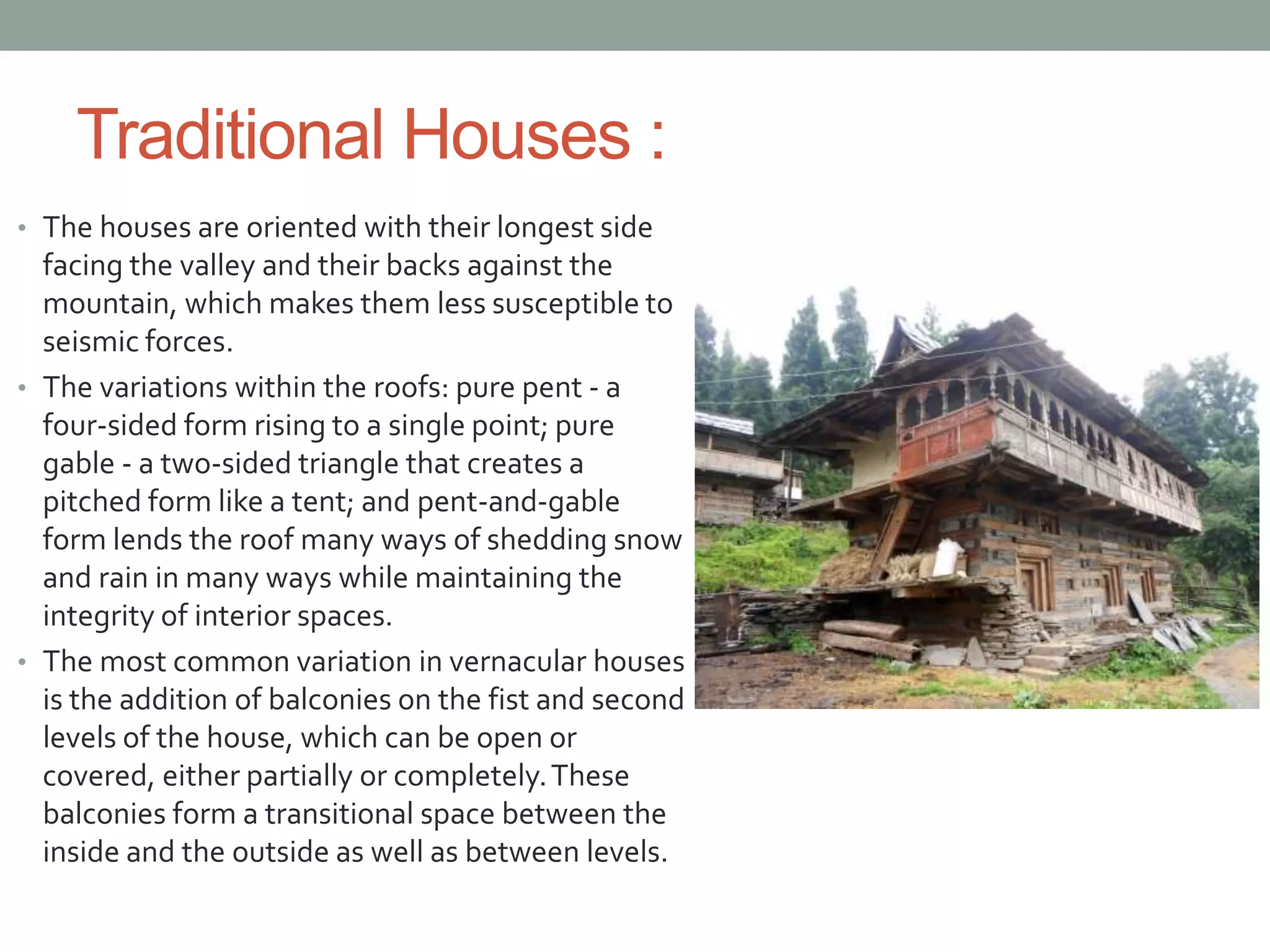 Vernacular Architecture of Himachal Pradesh - Kath kuni architecture | PPTX