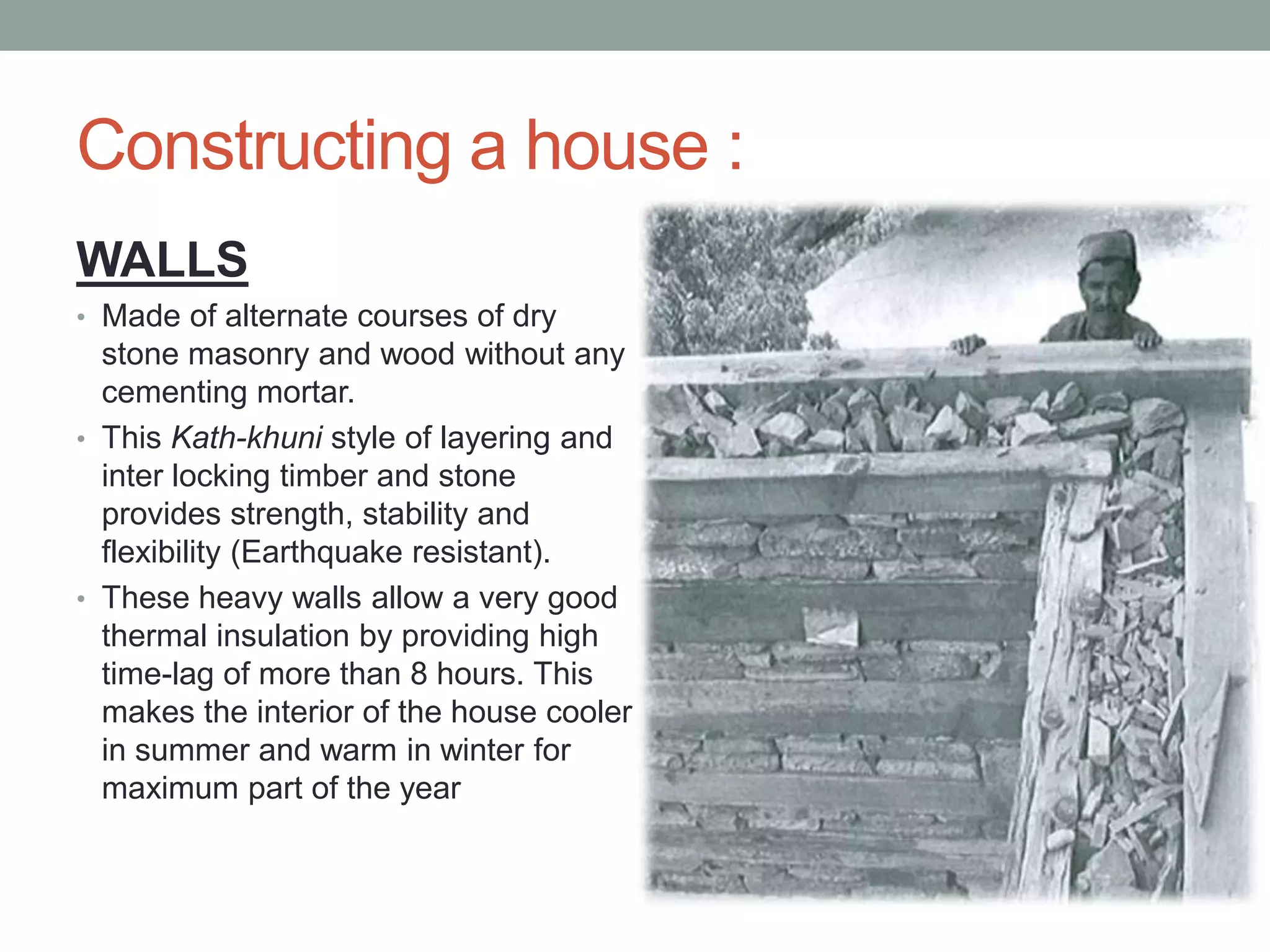 Vernacular Architecture of Himachal Pradesh - Kath kuni architecture | PPTX