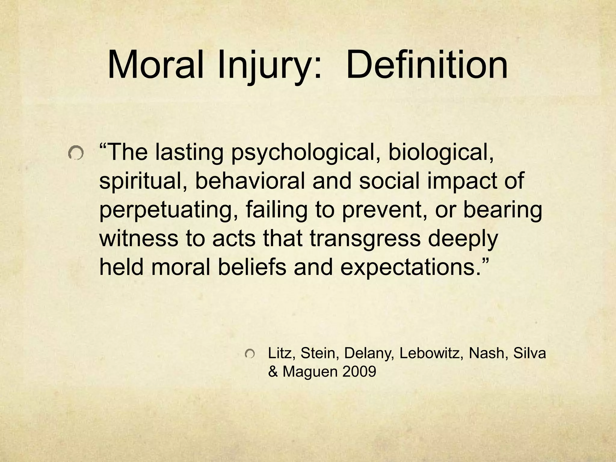 Moral Injury_Perspectives Panel | PPTX