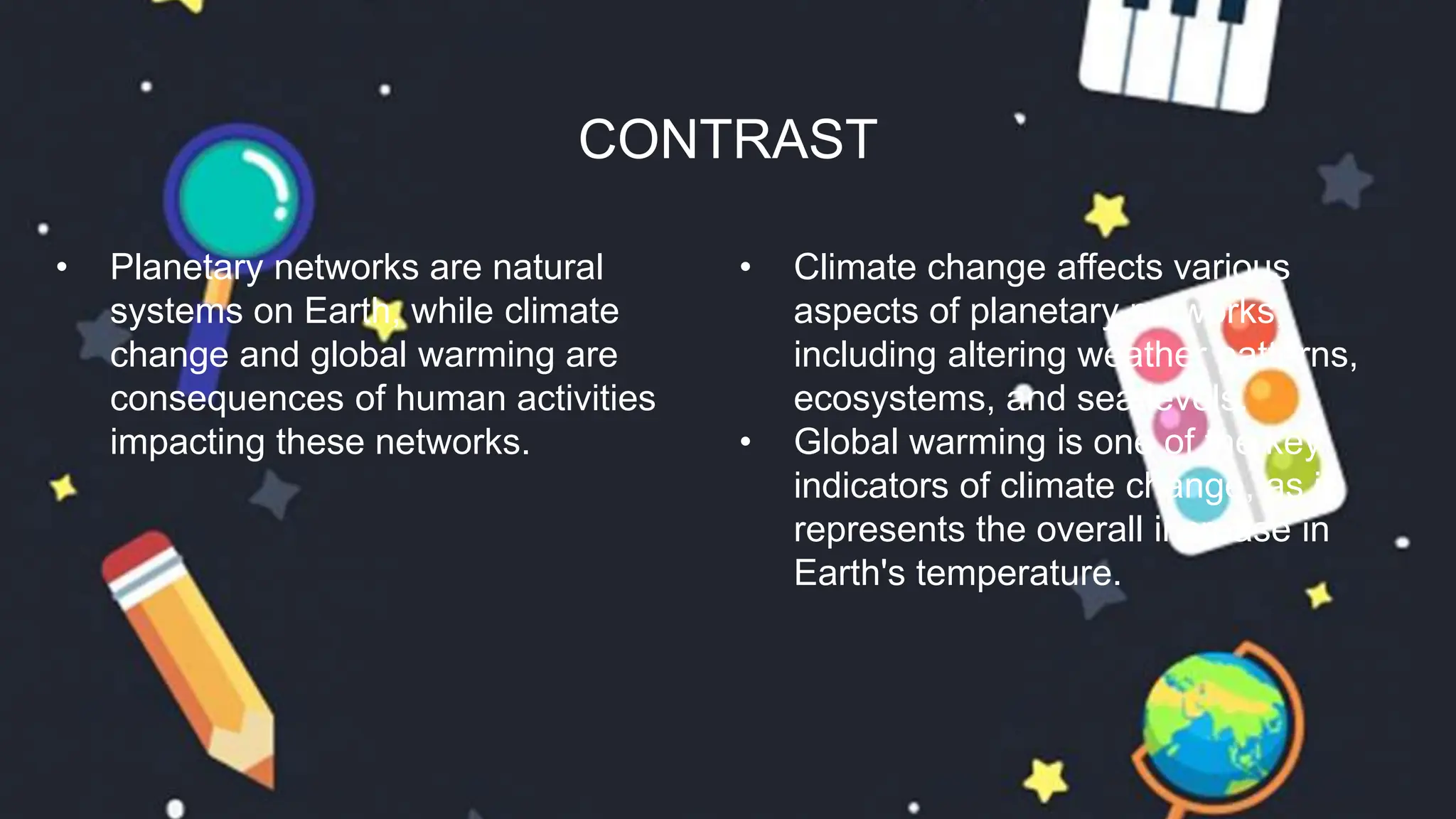 Planetary Networks, Global Warming and Climate Change | PPTX