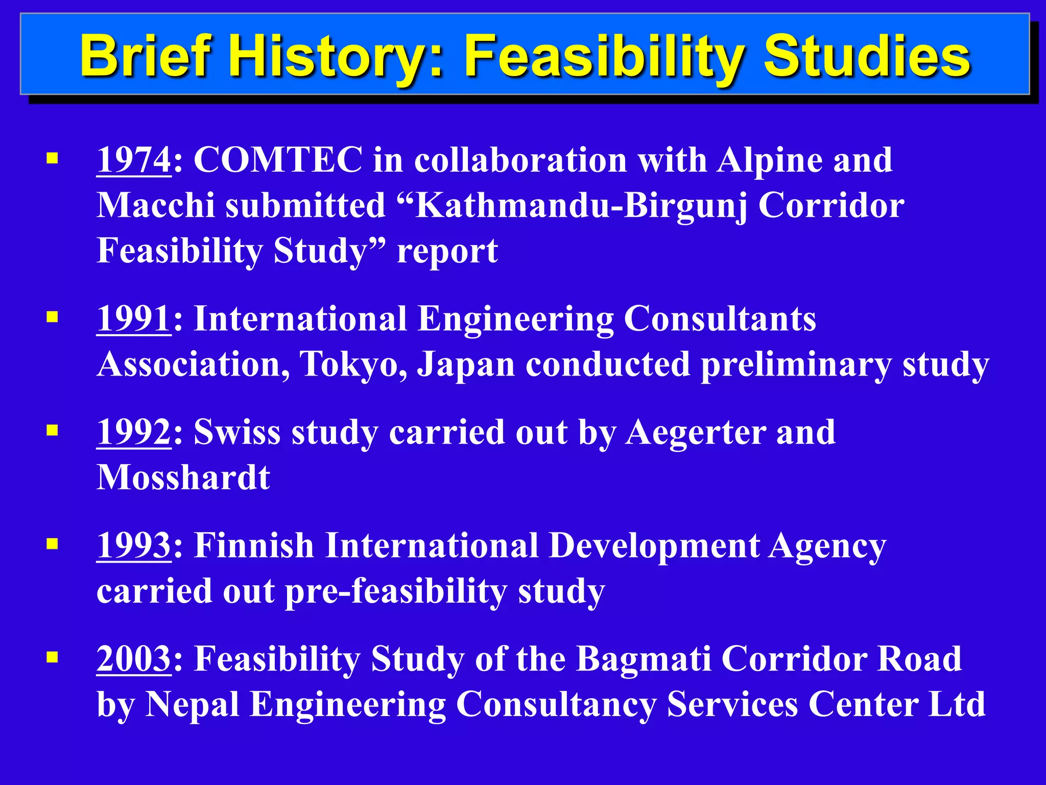 Kathmandu – Hetauda Fast Track Highway | PPTX