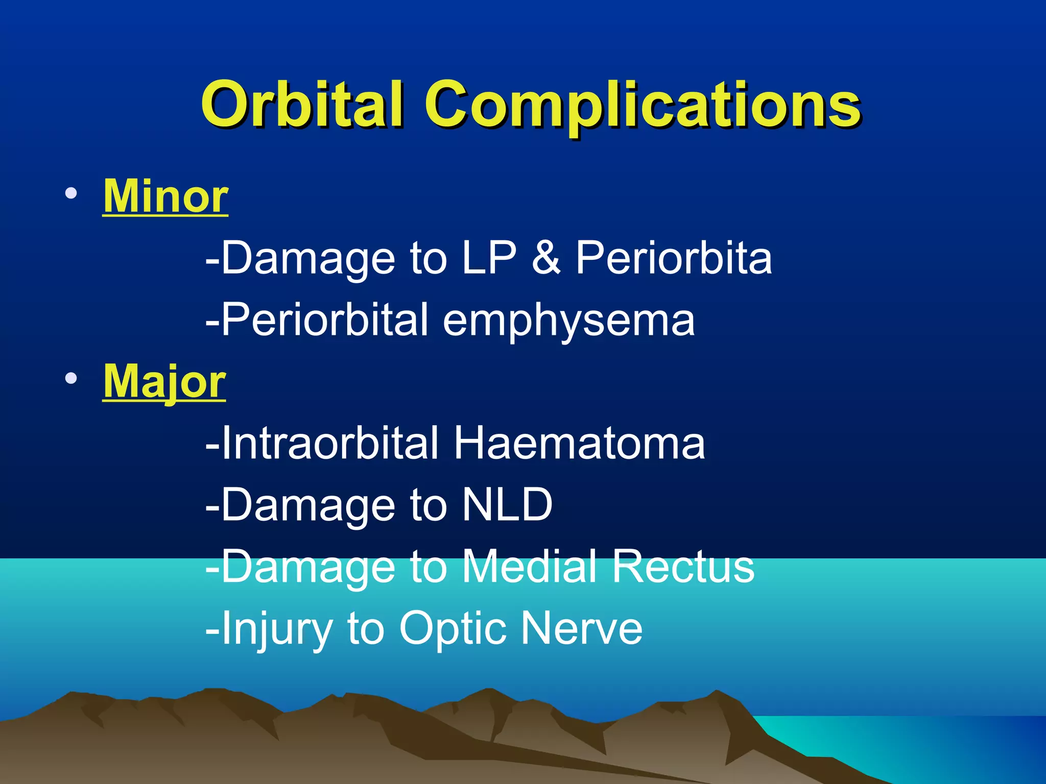 complications fess | PPT