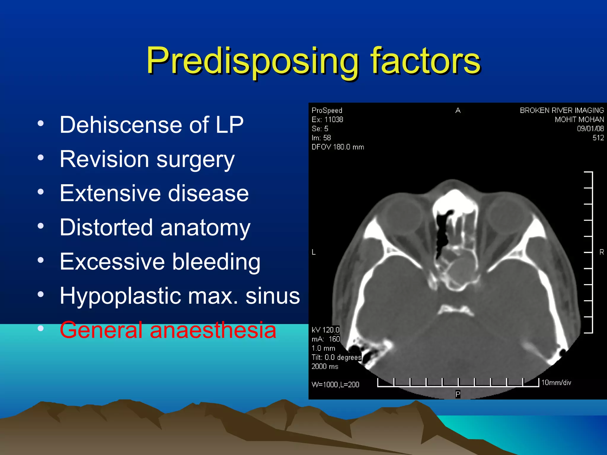 complications fess | PPT