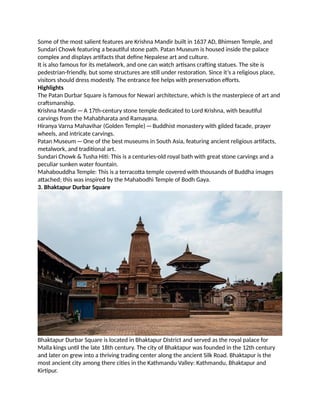 Kathmandu Heritage Tour- A Complete Guide docx | DOCX