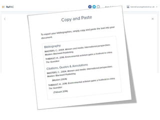 2.7 Referencing Solved! The RefME solution | PPT
