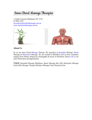 Inner Chord Massage Therapies | PDF