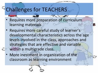 multi-grade class | PPT