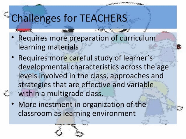 multi-grade class | PPT