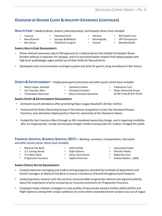 Kathy Obert Cv | PDF