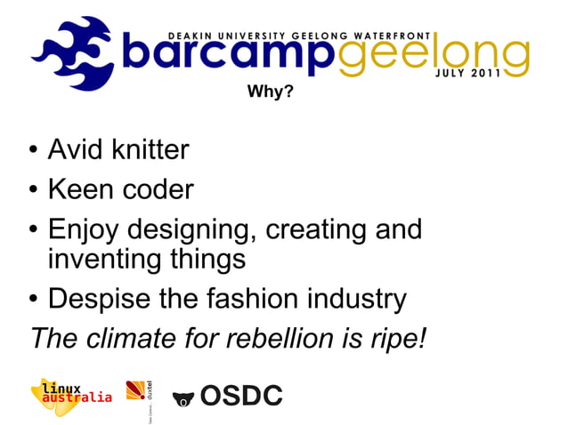 Not your Nanna's knitting: My first Lilypad Arduino project | PPT