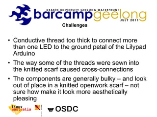 Not your Nanna's knitting: My first Lilypad Arduino project | PPT