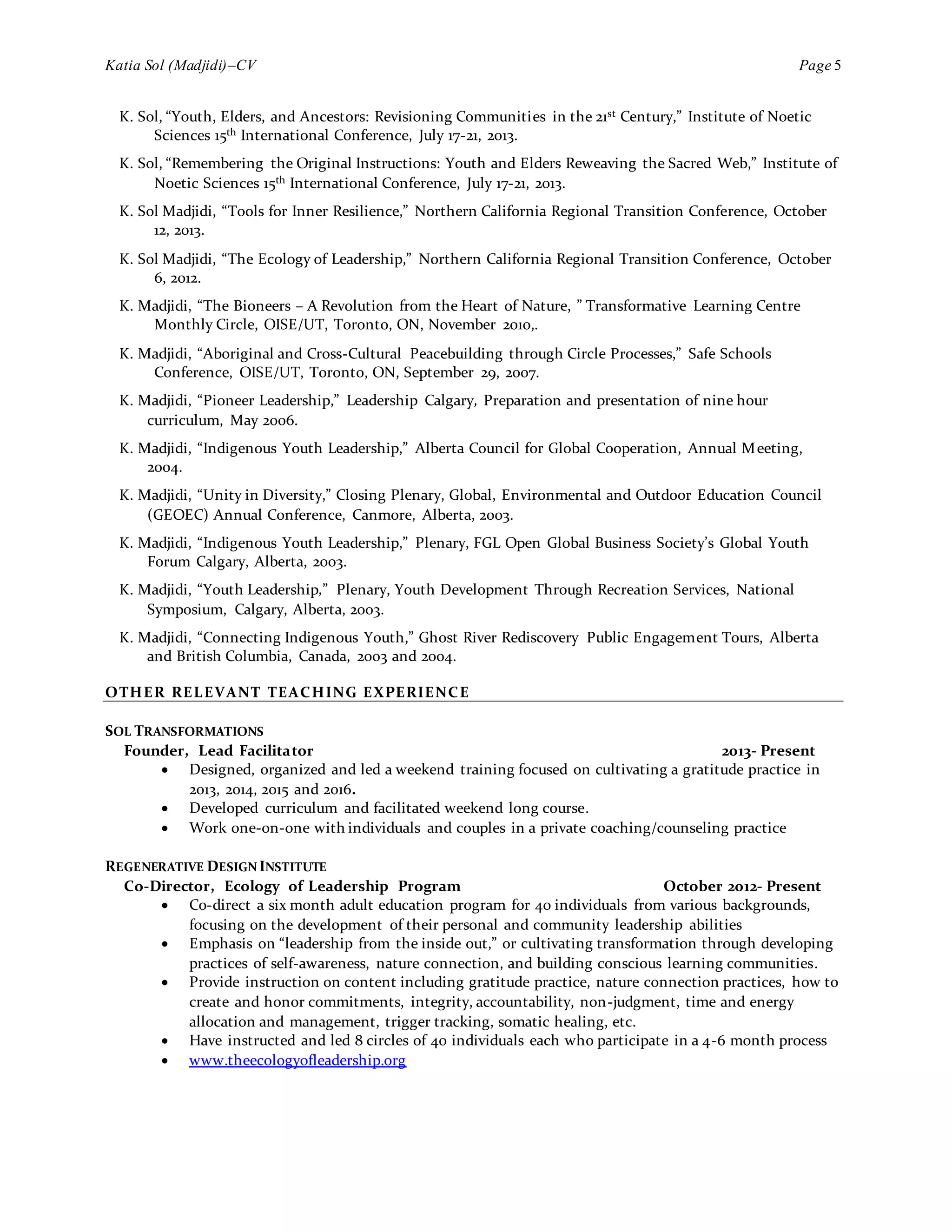 Katia Sol - Academic CV August 2017 | DOCX