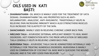 Kati Basti by Cjithrakoota Ayurveda | PPTX