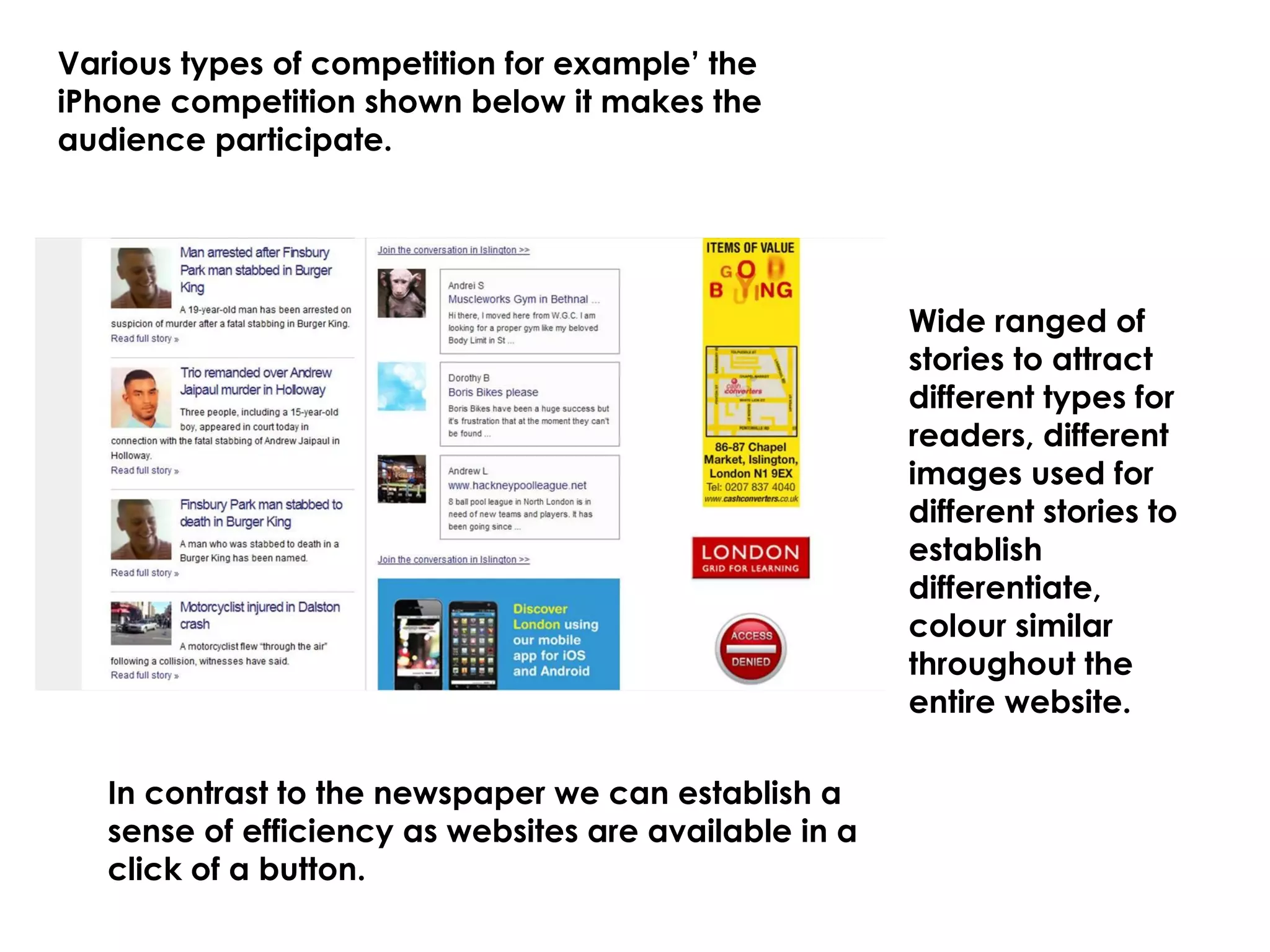 Compare A Local Newspaper With Its Website | PPT