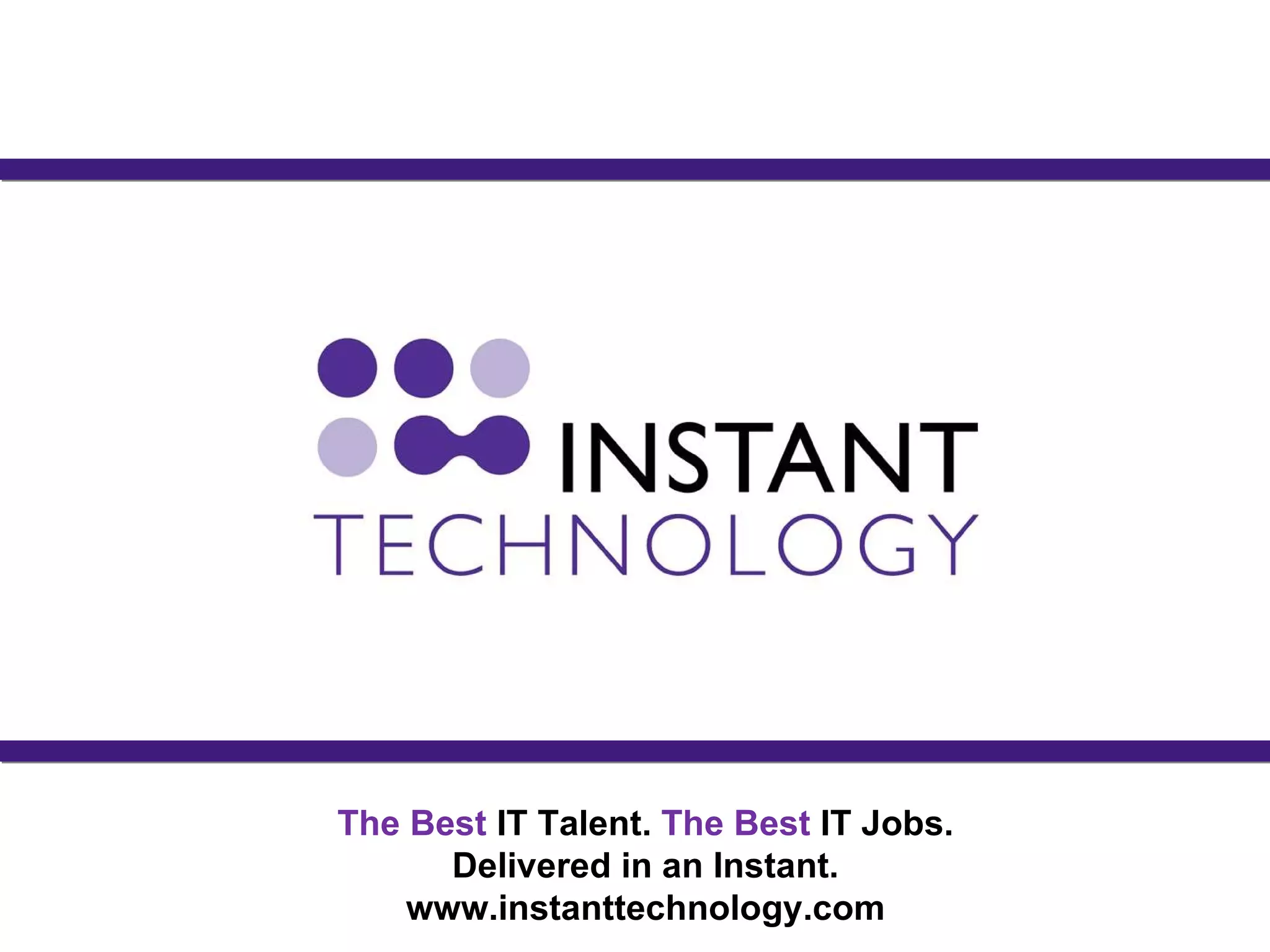 Instant Technology Overview | PPT