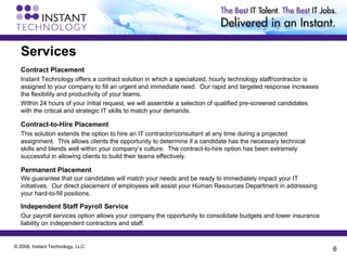 Instant Technology Overview | PPT