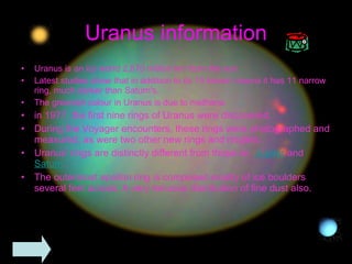 Uranus Planet Facts Information