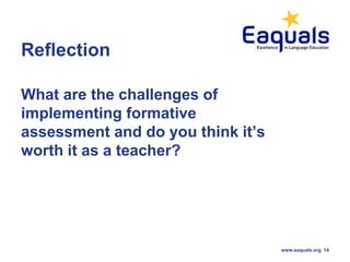 Katie Greig & Rachel Dowling: Embedding Assessment Into Project Based ...