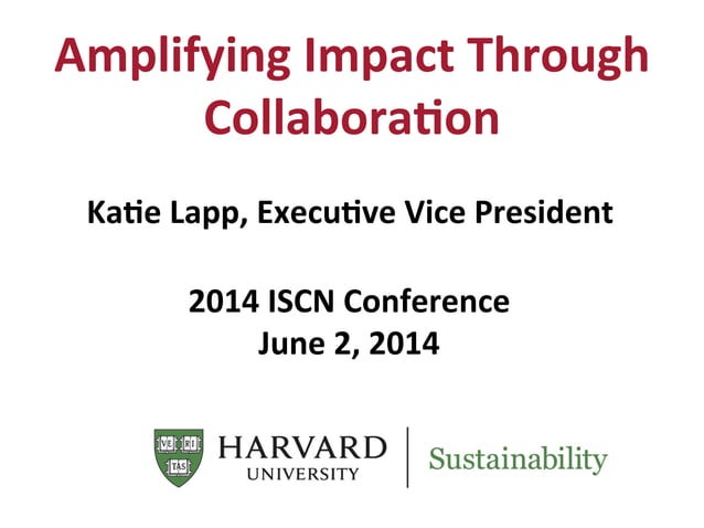 Katie Lapp: Amplifying Impact Through Collaboration | PDF