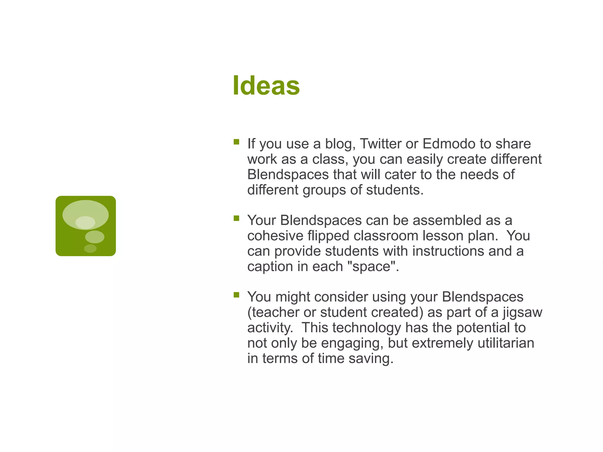 Blendspace Presentation | PPTX