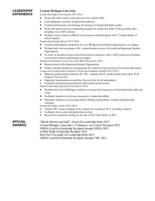Professional Resume | PDF