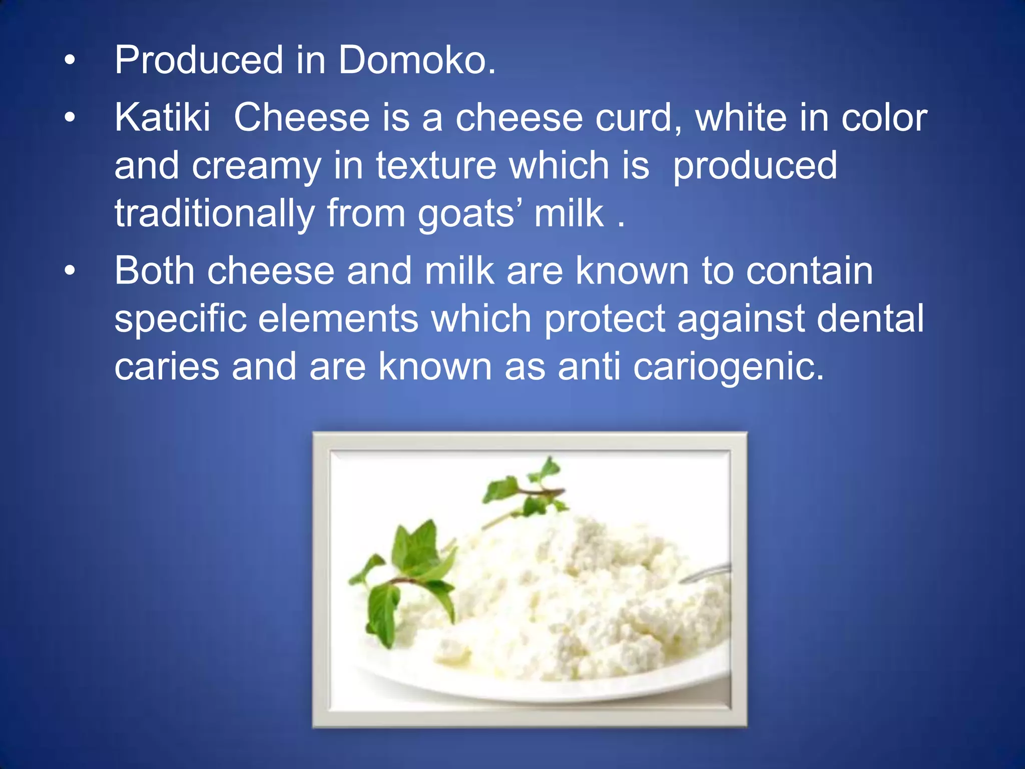 Katiki cheese of Domoko | PPTX