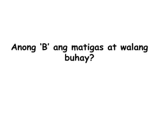 Katinig Bb & Pp | PPTX