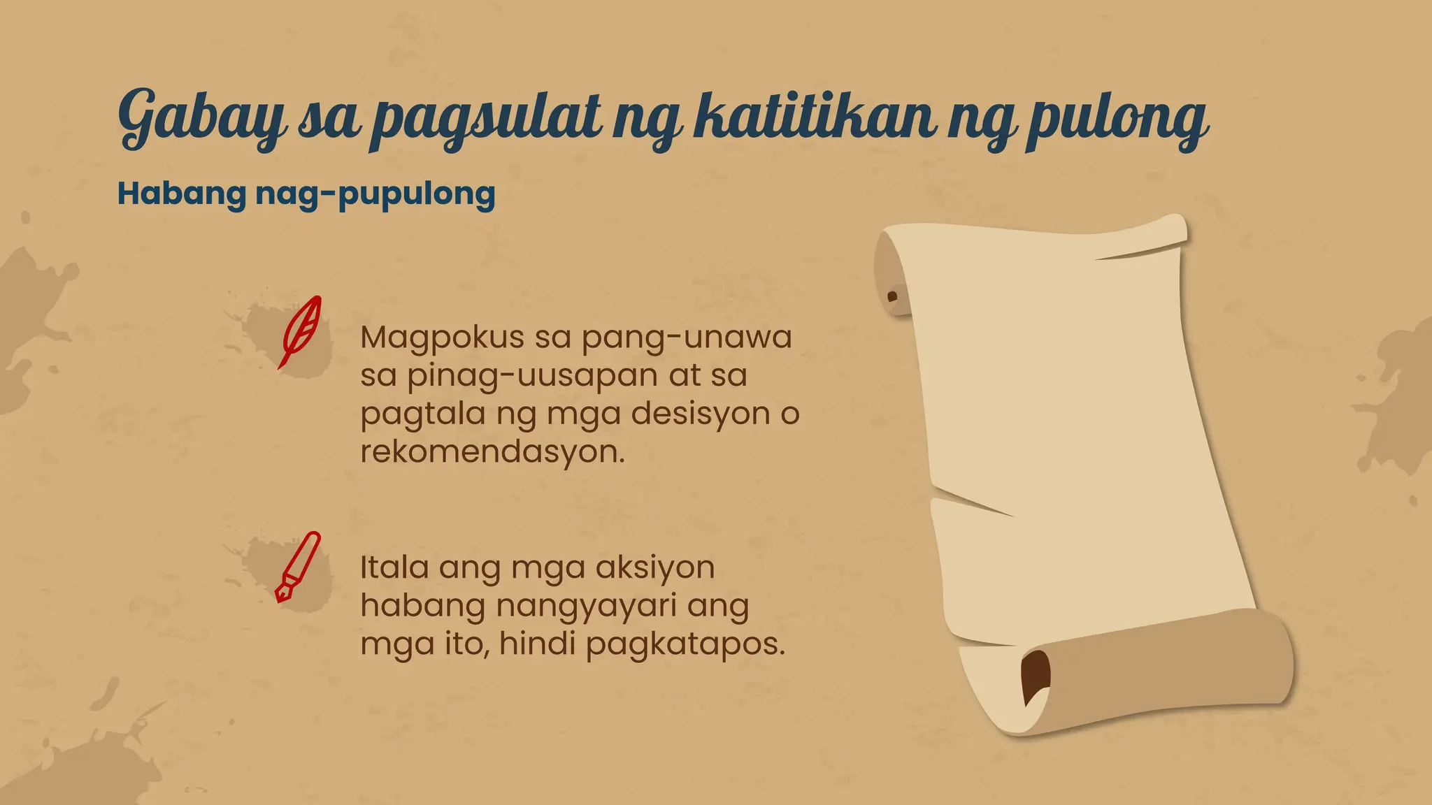 Katitikan-ng-Pulong halimbawa at explanation | PDF