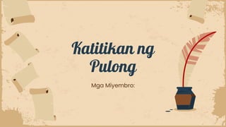 Katitikan-ng-Pulong halimbawa at explanation | PDF