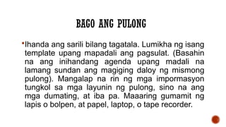 katitikan-ng-pulong-at-memo.pptx Katitikan ng Pulong | PPTX