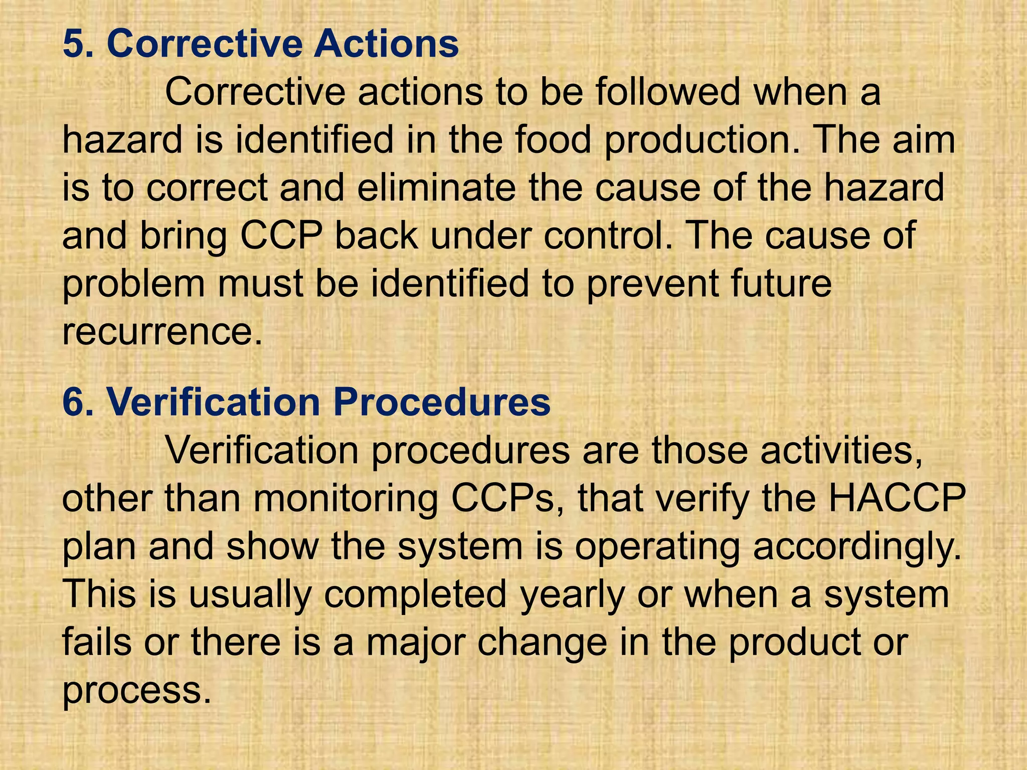 HACCP and GMP in Project Planning | PPTX