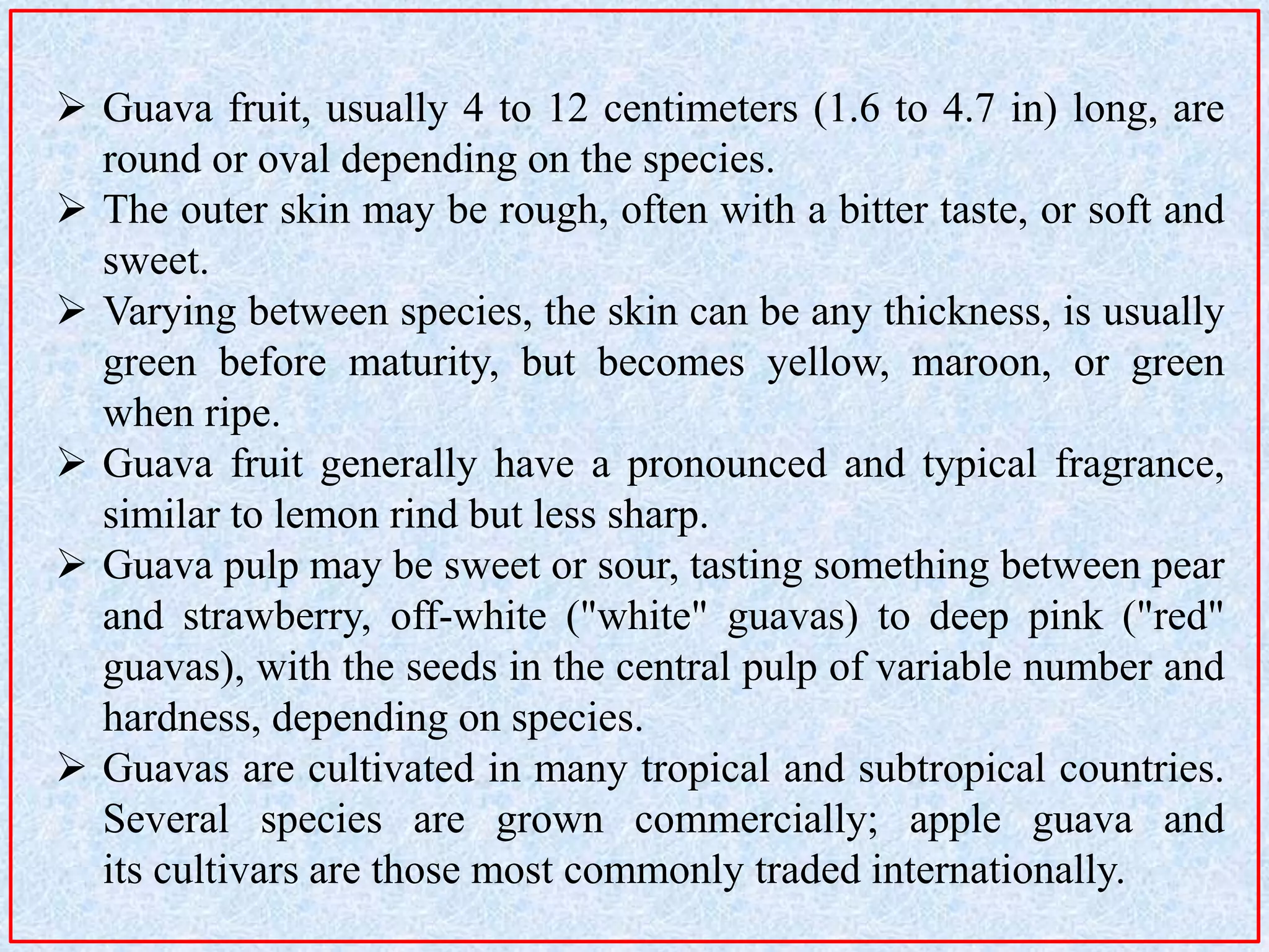 GUAVA PROCESSING | PPTX